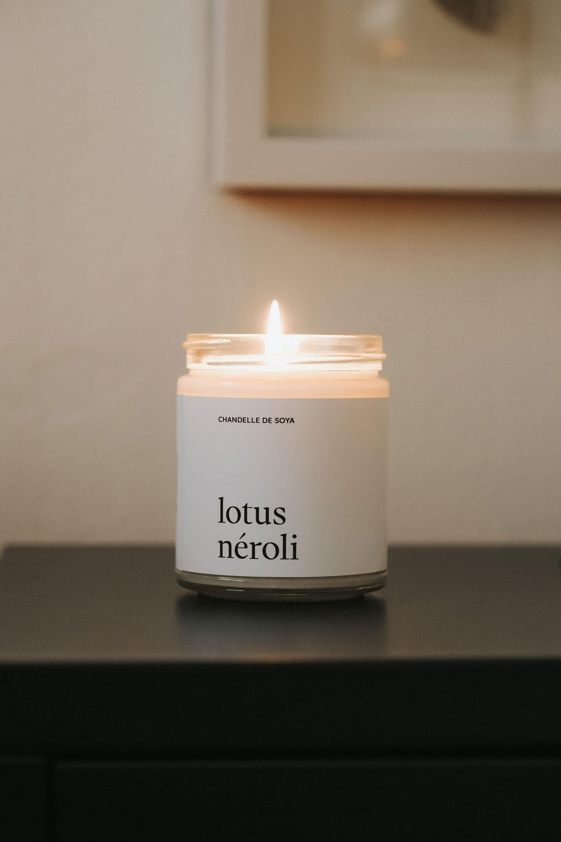 CHANDELLE DE SOYA - Lotus néroli – Marée Chandelles / Points de vente